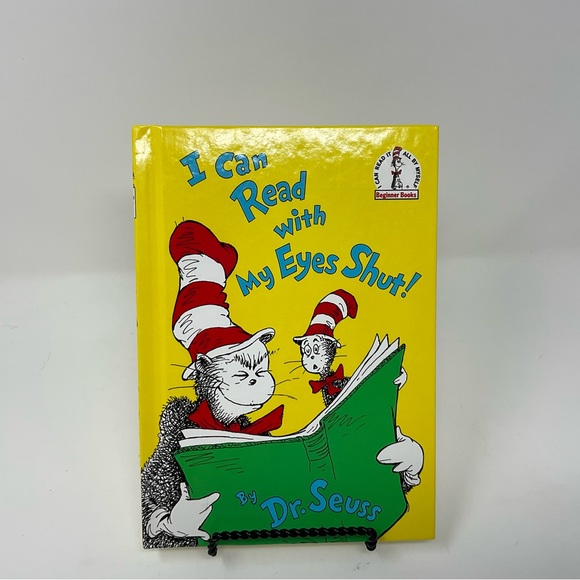 Dr. Seuss | Other | Vintage Dr Seuss I Can Read With My Eyes Shut Book ...